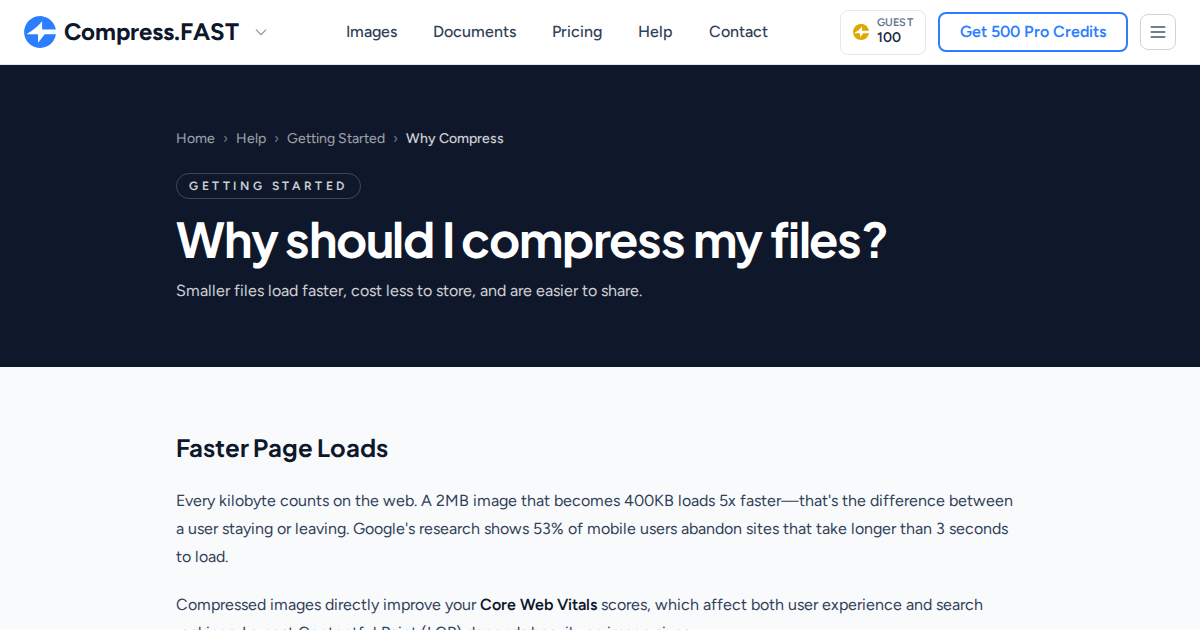 Why Compress Files? | Help Center